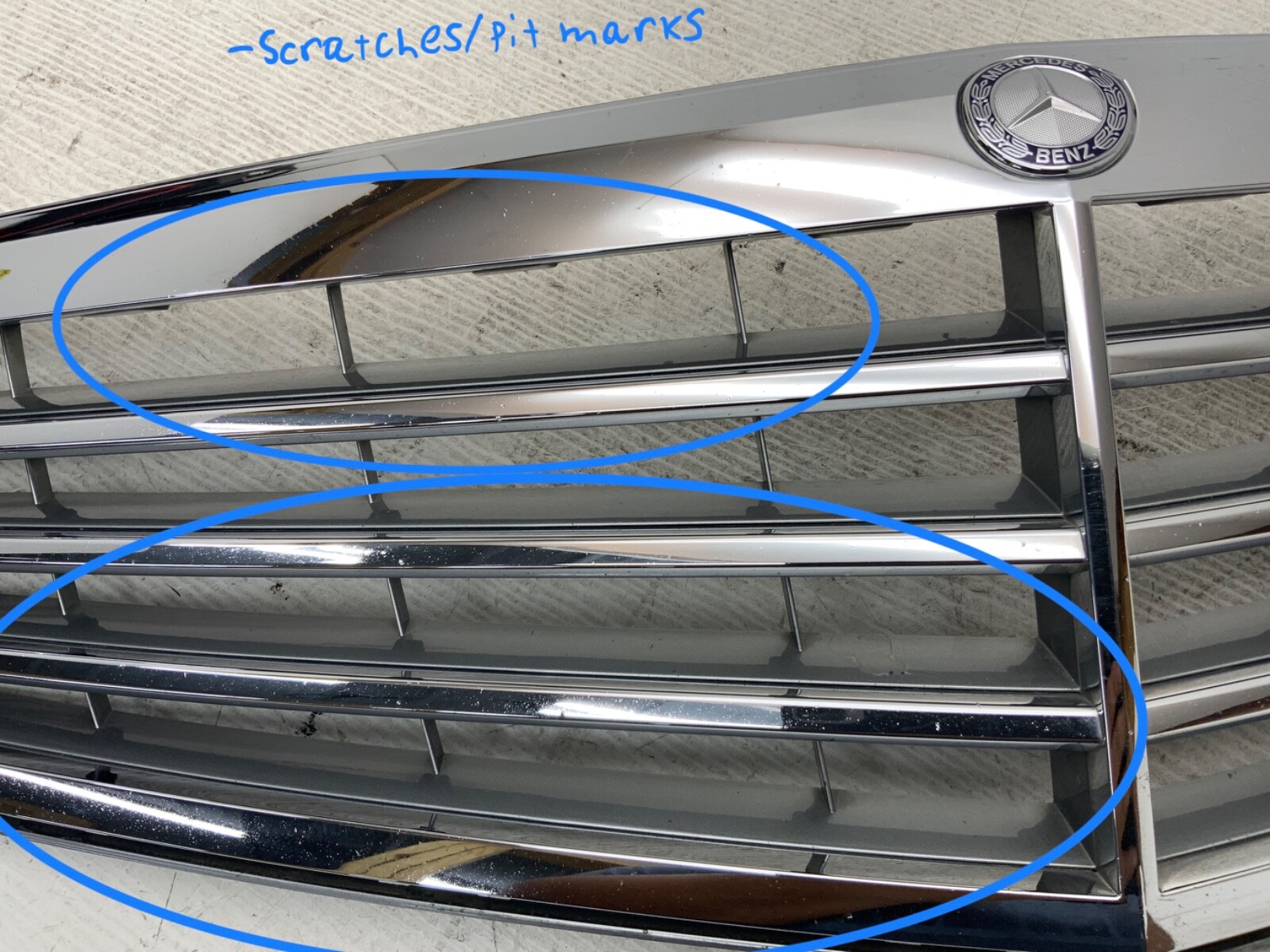 2008-2014 Mercedes W204 C250 C350 Front Bumper Center Grill/Grille OEM ...