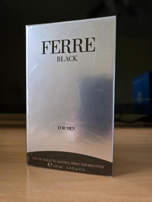 Ferre Black Gianfranco Ferre for men,new sealed box,100ml,25$ | eBay