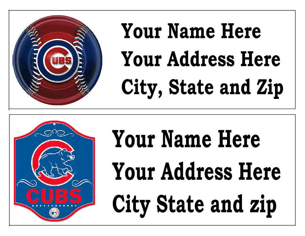 Invitation Chicago Cubs Tickets Chicago Cubs Chip Bags Digital File