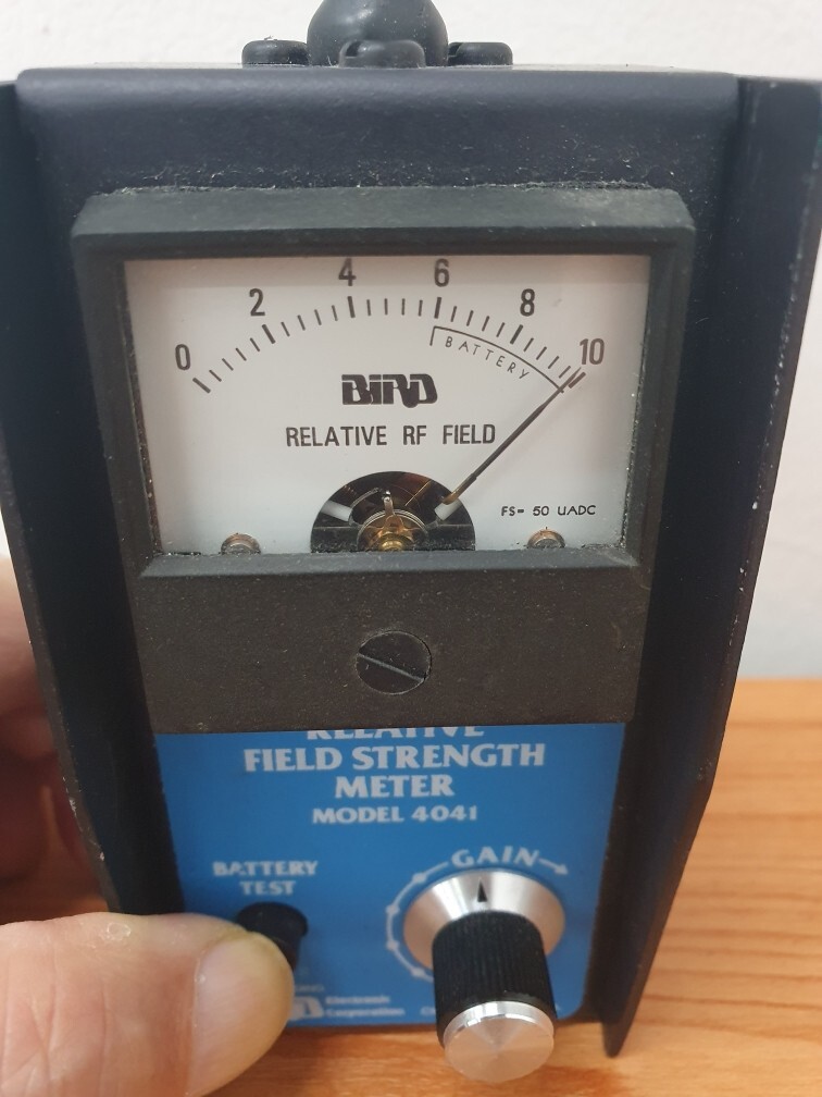 Bird 4041 Relative Field Strength Meter 1 - 1000 MHz With Manual for ...
