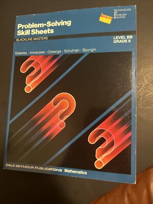 Tops Problem Solving Skill Sheet : Level BB, Grade 8 (Hardcover ...