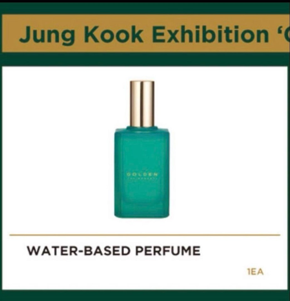BTS Jungkook Jung Kook Fragrance GOLDEN Water-based Perfume Merch Japan ...