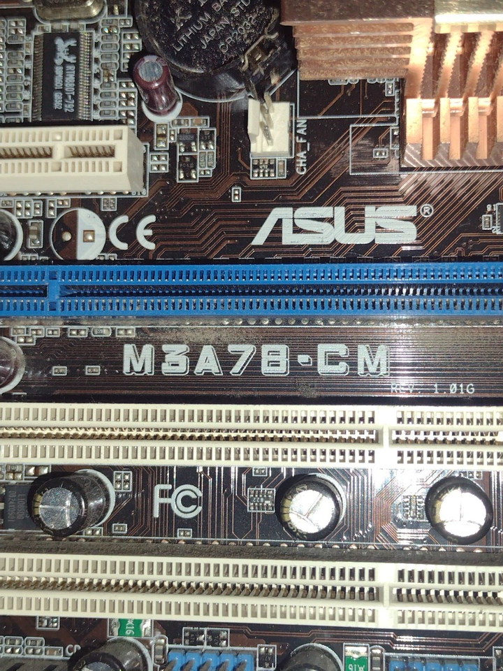 ASUS M3A78-CM SOCKET AM2 MOTHERBOARD & IO Plate | eBay
