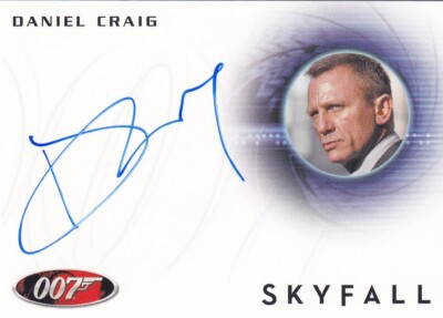James Bond Autograph Card A228 Daniel Craig as James Bond | eBay