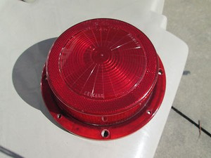 Vintage 1950s 60s travel trailer TAIL LIGHT Triangle Mobile Home Prod ...