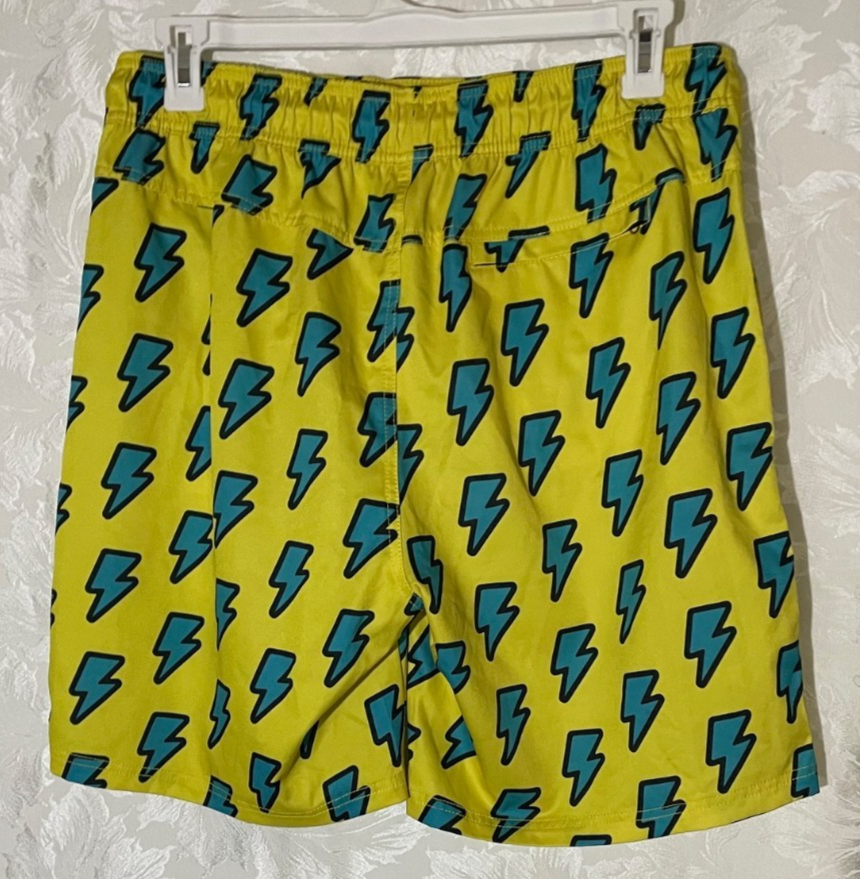 Sovereign Code Swim Trunks Shorts Lightening Bolt Bold Print XL | eBay