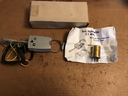 Vintage Turn Signal Switch 4 Wire Old Stock New Dated 1964 | eBay