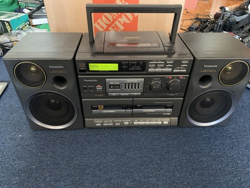 Panasonic RX-DT680 Portable Boombox AM/FM Radio Stereo Cassette CD ...
