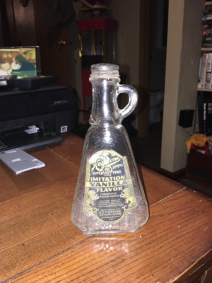 Rare Large Glass Harrisburg, Pa Keystone Brand Imitation Vanilla Paper ...