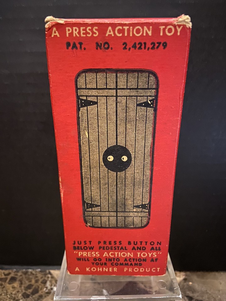 1950's Baseball’s Walloping Willie No. 111 PRESS ACTION Toy Kohner Bros ...