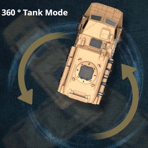 1:16Armored RC Car,6WD 360° Stunt High Speed Army Truck RC Climbing ...