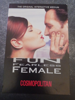 postcard Advertising, Cosmopolitan, Fun Fearless Female unposted | eBay