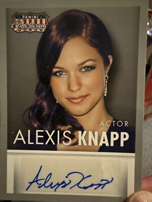 2015 Alexis Knapp Panini Americana Autograph Card AU Auto Pitch Perfect ...