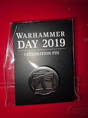 Warhammer Day 2019 Celebration Pin badge 40k AoS Games Workshop New ...