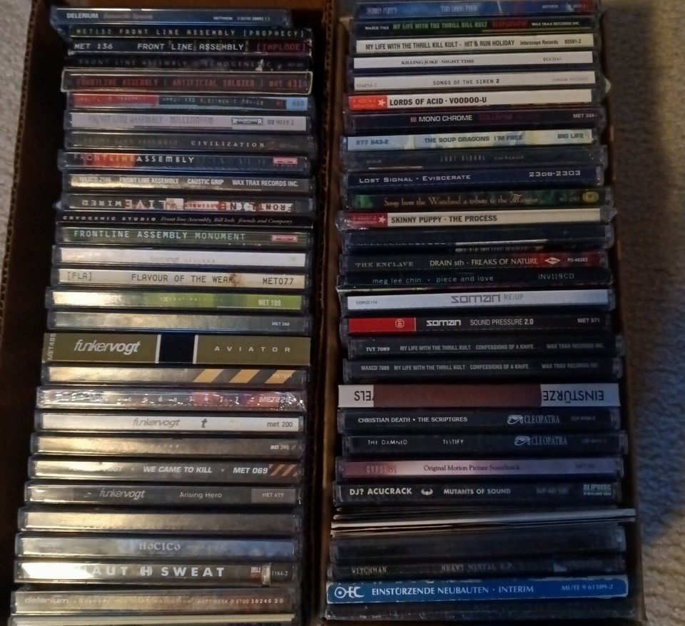 Create Your Own CD Lot Goth Industrial EBM Synth Pop Metal | eBay