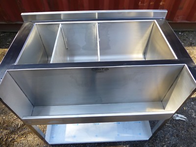 Slimline Cocktail Bar Station, Stainless, Fully Insulated Freestanding ...