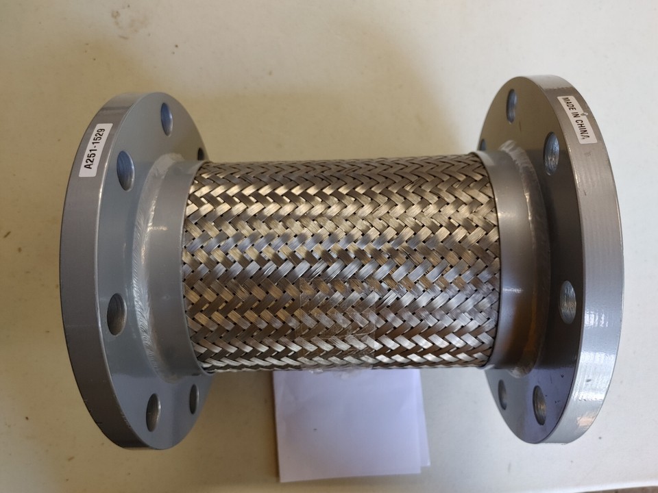 Stainless Steel Vibration Eliminator Braided w/ Floating Flange A251 ...