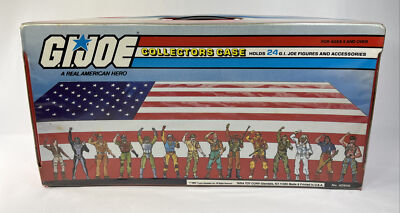 GI Joe 24 Figure Collectors Carrying Case w/ Inserts Vintage 1984 some ...