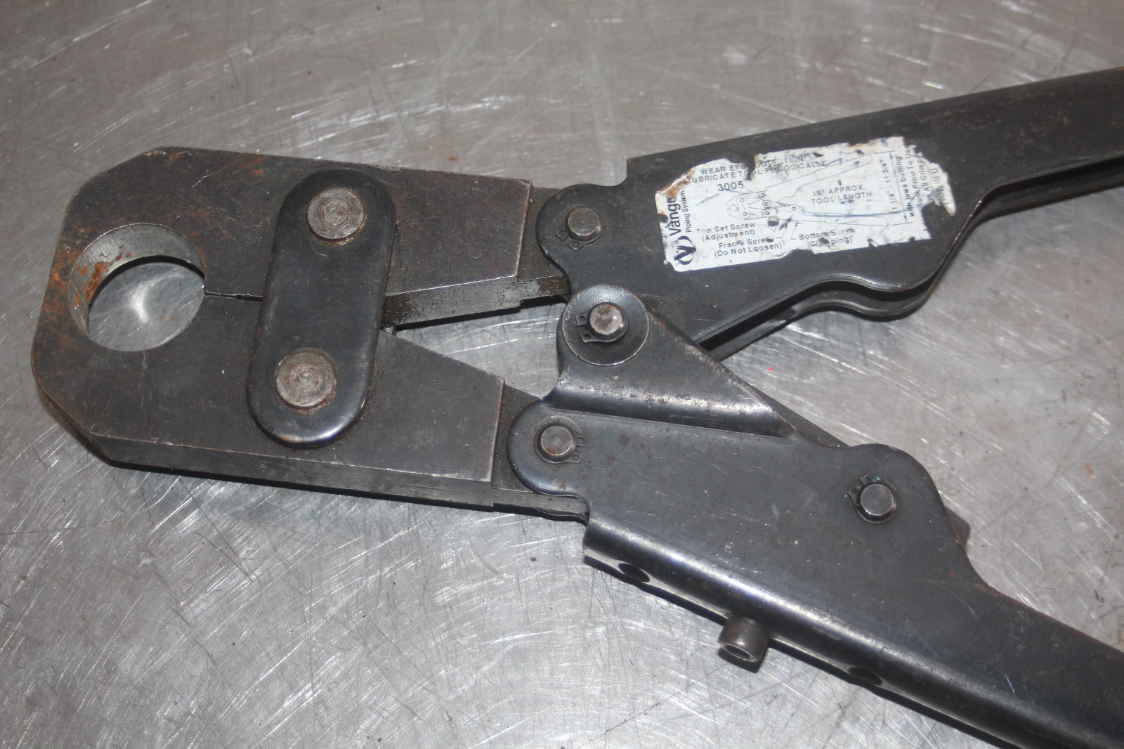 Vanguard Piping System Full Circle Crimp Tool #2305 | eBay