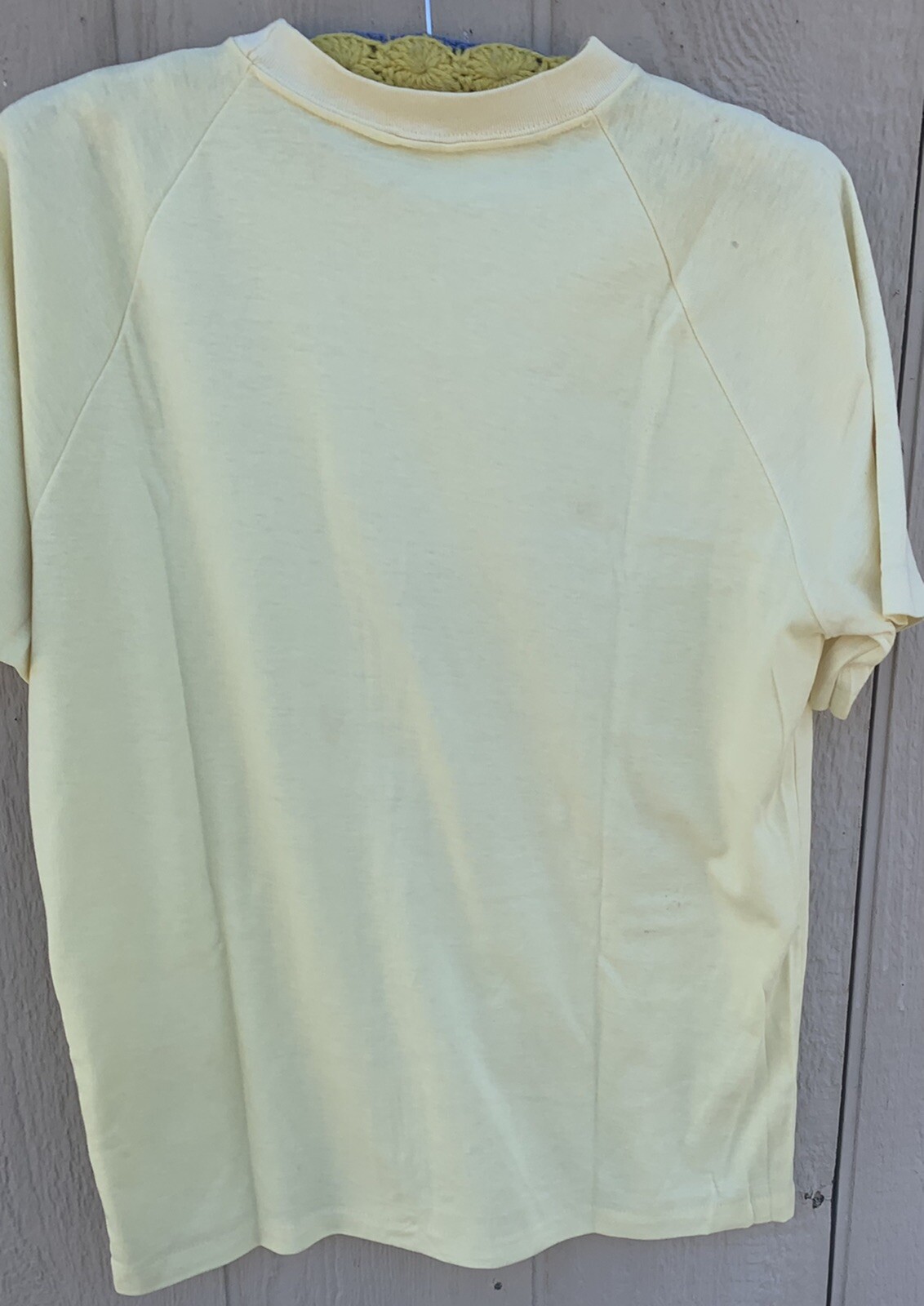 Vintage Hang Ten t shirt yellow raglan 70s 80s beach surf skateboard ...