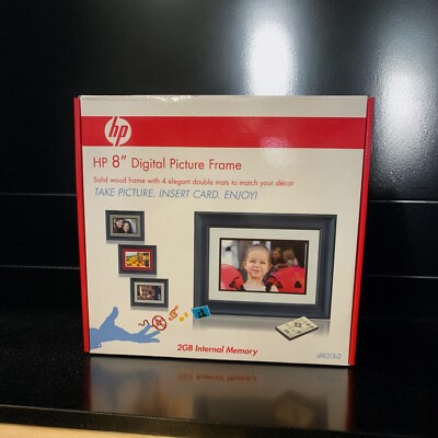 Hewlett-Packard 8inch Digital Picture Frame 2GB Internal Memory df820b2 ...