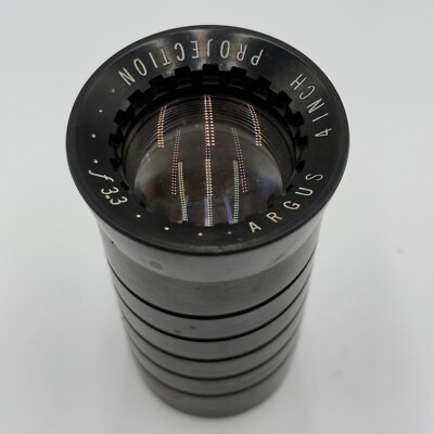 VINTAGE ARGUS 500 PROJECTOR LENS - 4 INCH - f 3.3 | eBay