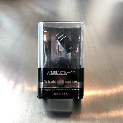 BlueAction Bluetooth Wireless Headset BAE-815 Bluetooth v2.0 | eBay