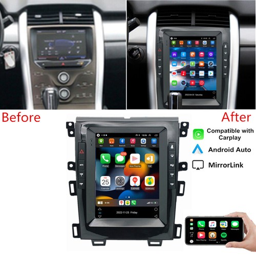 For 2010-2015 Ford Edge Stereo Radio 9.7" Android 12 Head Unit GPS Wifi ...