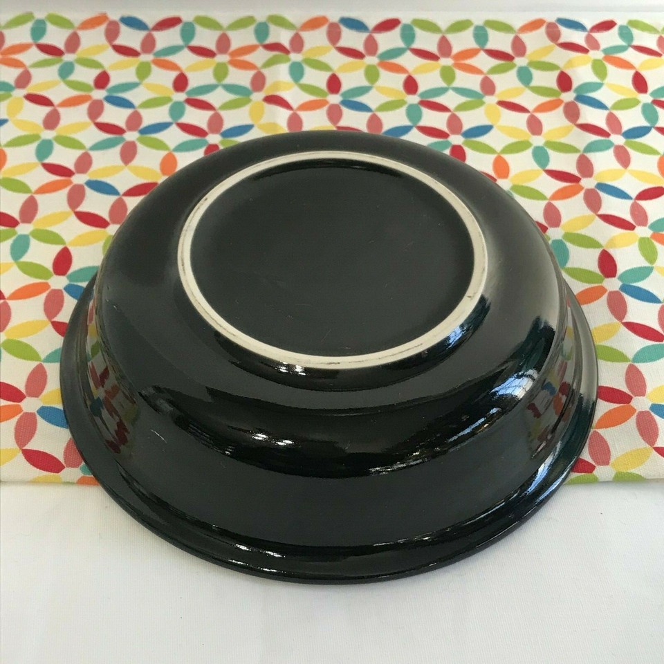Fiestaware Black Medium Bowl Fiesta Retired 19 oz Cereal Bowl | eBay