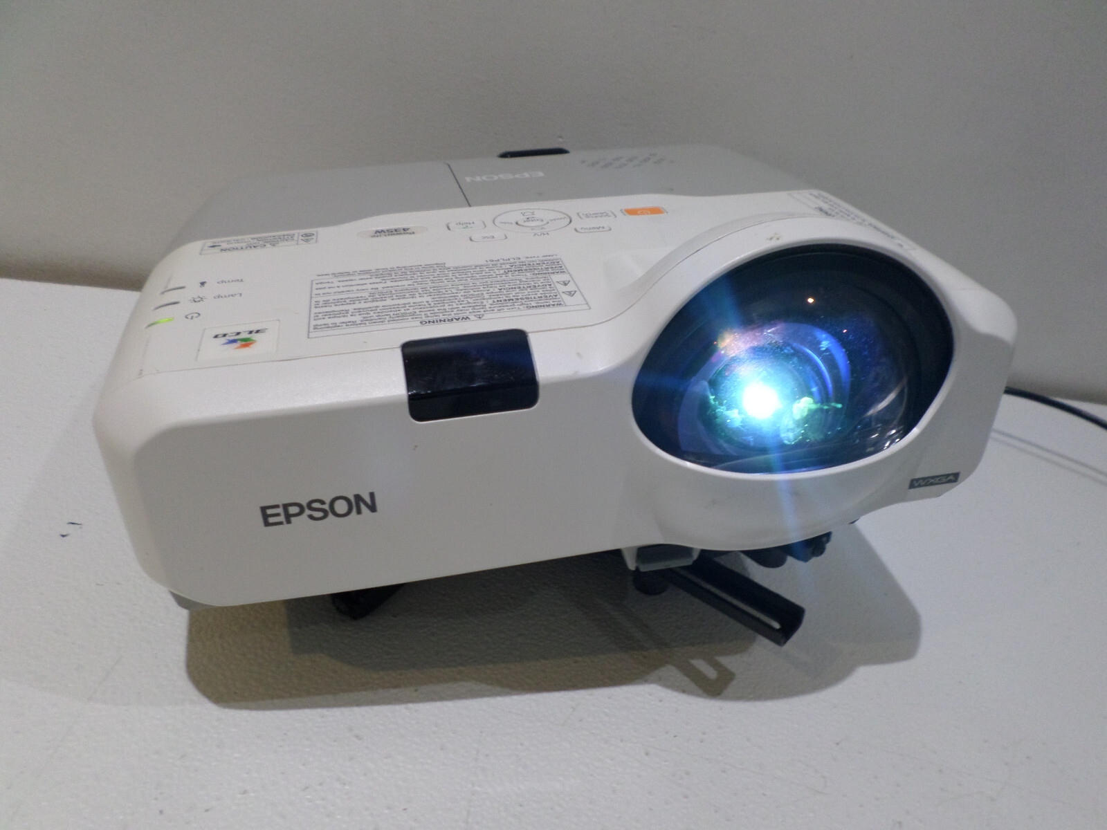 Epson PowerLite 435W 3LCD Projector H449A w/ Power Cord | eBay