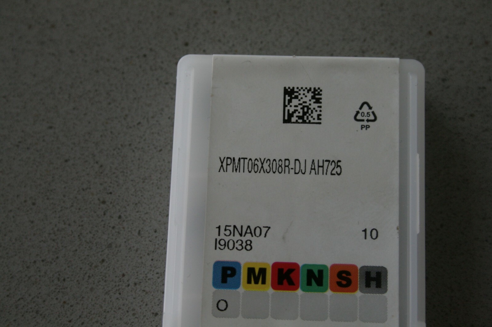 TUNGALOY XPMT06X308R-DJ Carbide Inserts Grade AH725 10pcs for sale ...