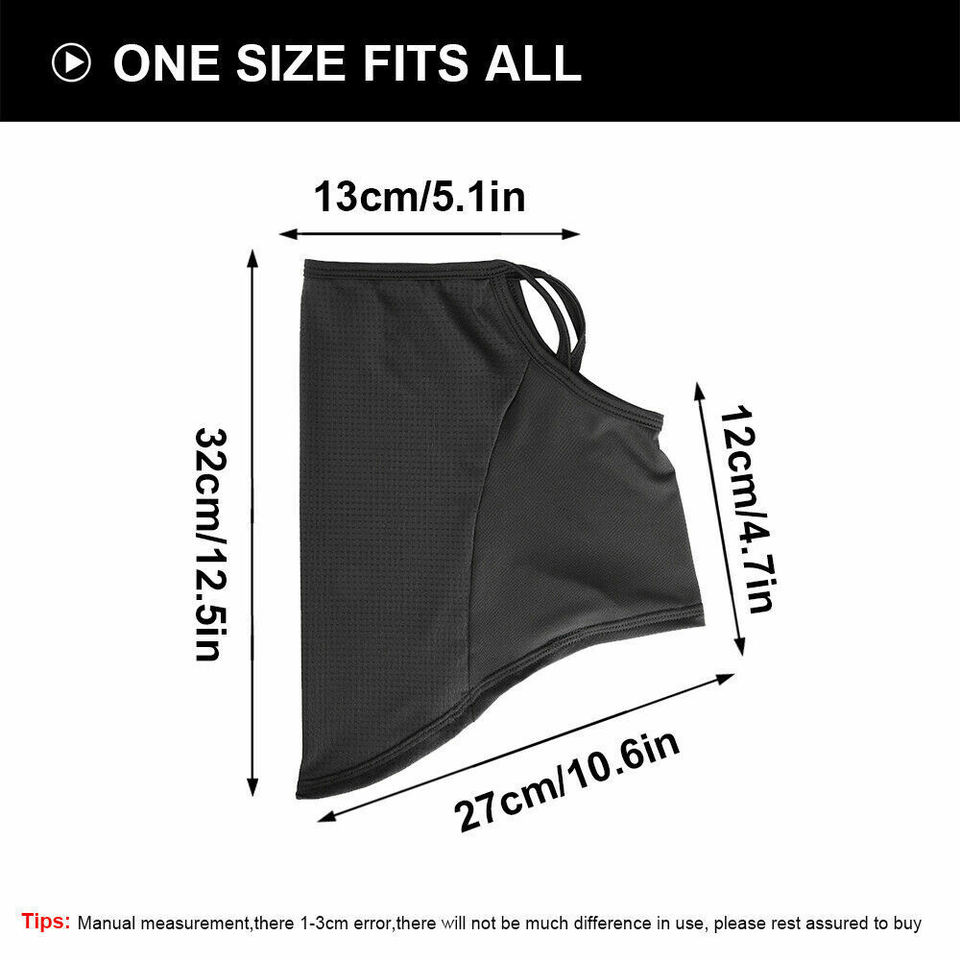 Face Mask Bandana Headwear Covering Neckerchief Neck Gaiter Scarf with ...
