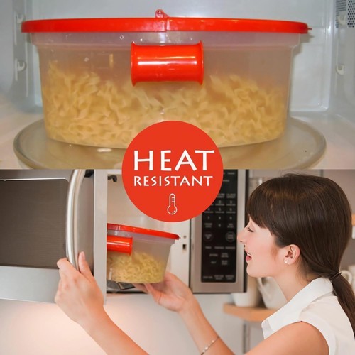 Versatile Microwave Pasta Boat Vegetable Steamer Strainer Capacity 5 ...