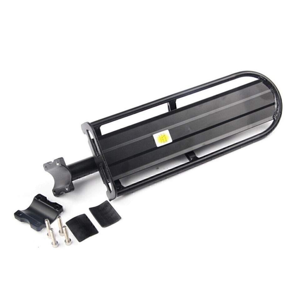 MTB Bicycle Seat Shelf Post Frame Bike Back Rear Pannier Rack Carrier ...