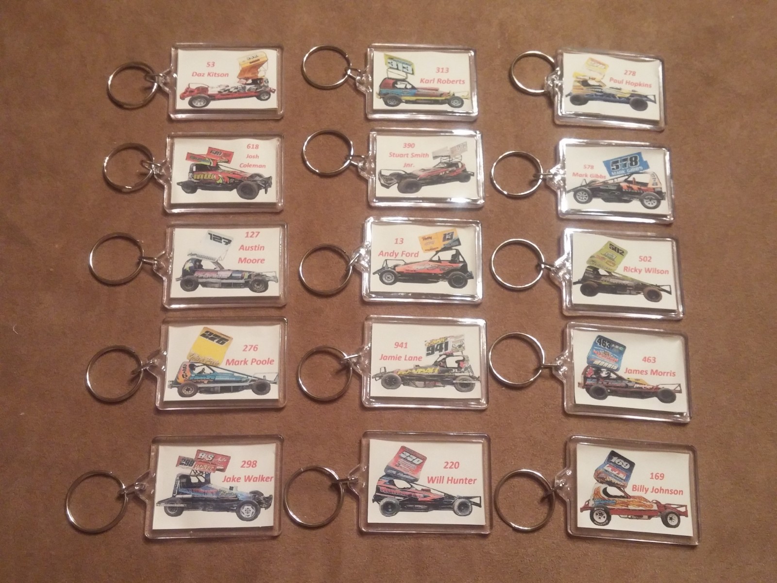 Brisca F1 F2 ministox V8 Micro F2 Stock Car Sticker sheets lots of ...