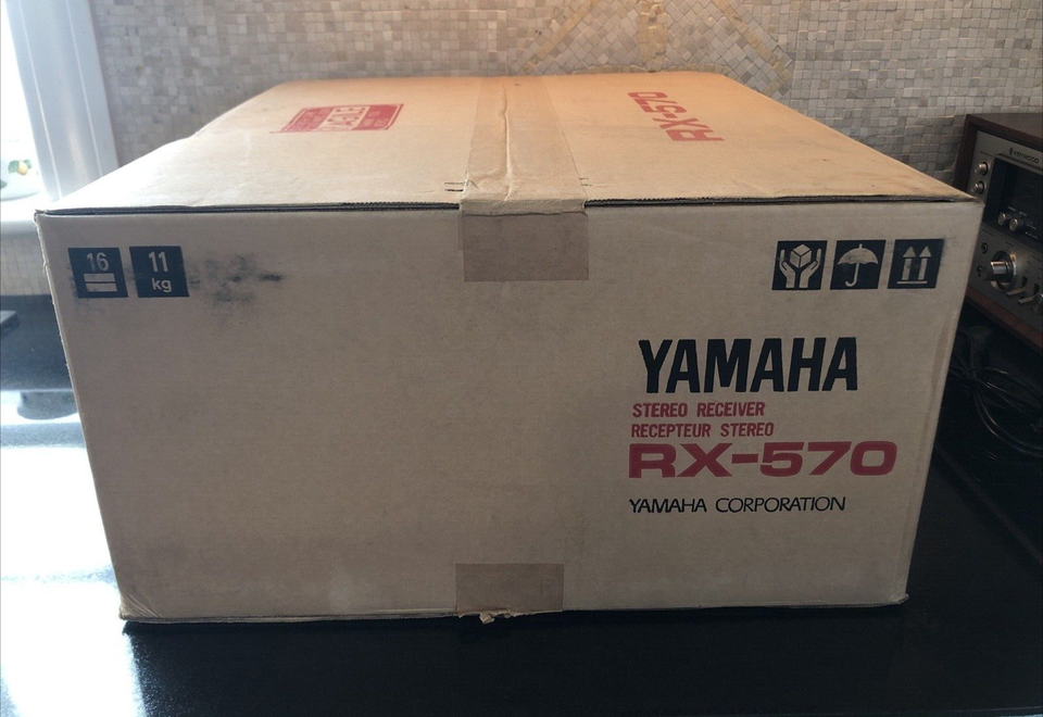 Yamaha RX-570 Stereo Receiver Tuner 2 Ch 160 WPC Remote Manual Sealed ...