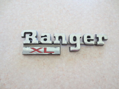 1980s Ford Ranger XL truck badge - emblem | eBay