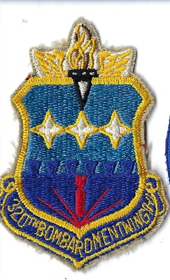 PATCH USAF 320TH BOMBARDMENT WING (H) MATHER AFB JT31 | eBay