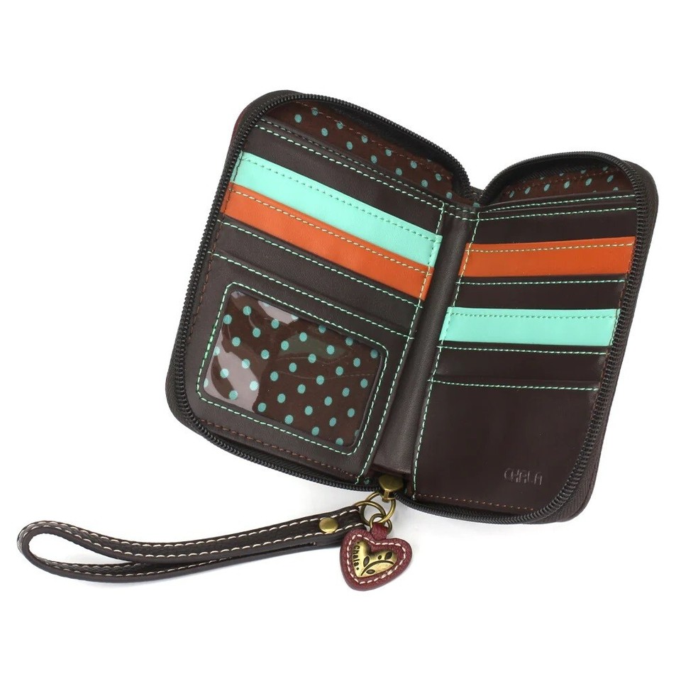 Chala Cross Zip Around Wallet Wristlet NWT | eBay