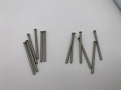 Royal .113 X 2" Long Bevel Headed Punches, Tool Steel Lot Of 12 Pieces ...