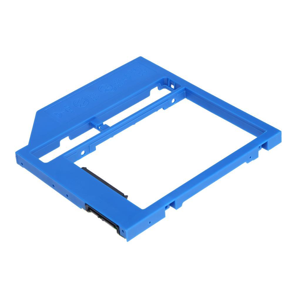 Universal 9.0mm 2nd HDD Caddy SSD Drive Bracket SATA 3.0 CD DVD Optical ...