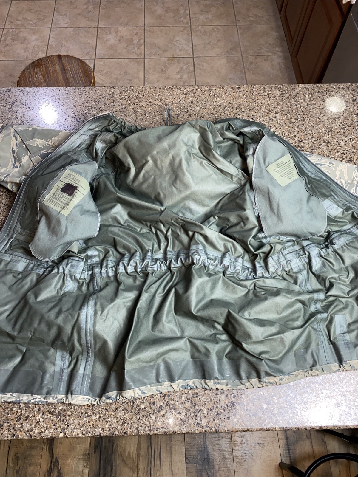 USAF Gore Tex Parka APECS ABU Military Tiger Stripe D… - Gem