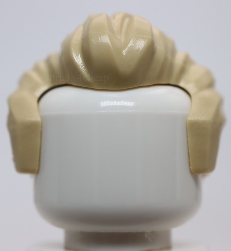 Lego Star Wars Tan Minifig Hair Short Swept Back with Sideburns and ...