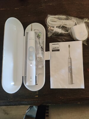 Philips Sonicare White Electric Toothbrush with Handle, Travel Case And ...