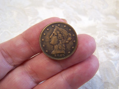 1849 Counter Token CALIFORNIA PROSPECTOR, Commemorative issue GOLD RUSH ...