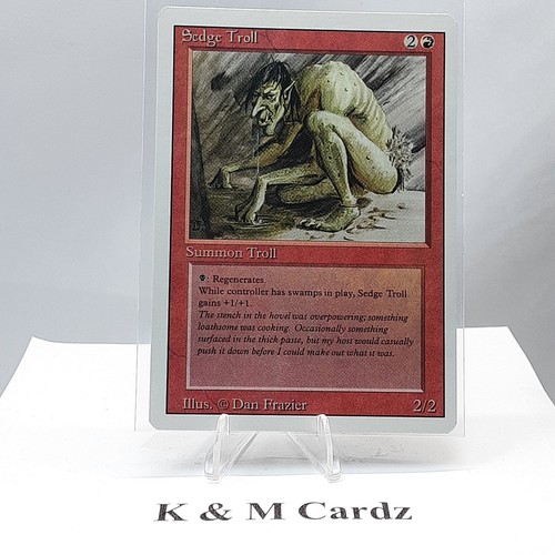 MTG - 3rd Edition - Revised - Sedge Troll - Rare - Near Mint | eBay