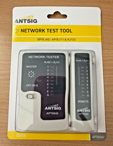 Antsig Network Test Tool Detachable Remote Cable Tester Led Pin-To-Pin ...