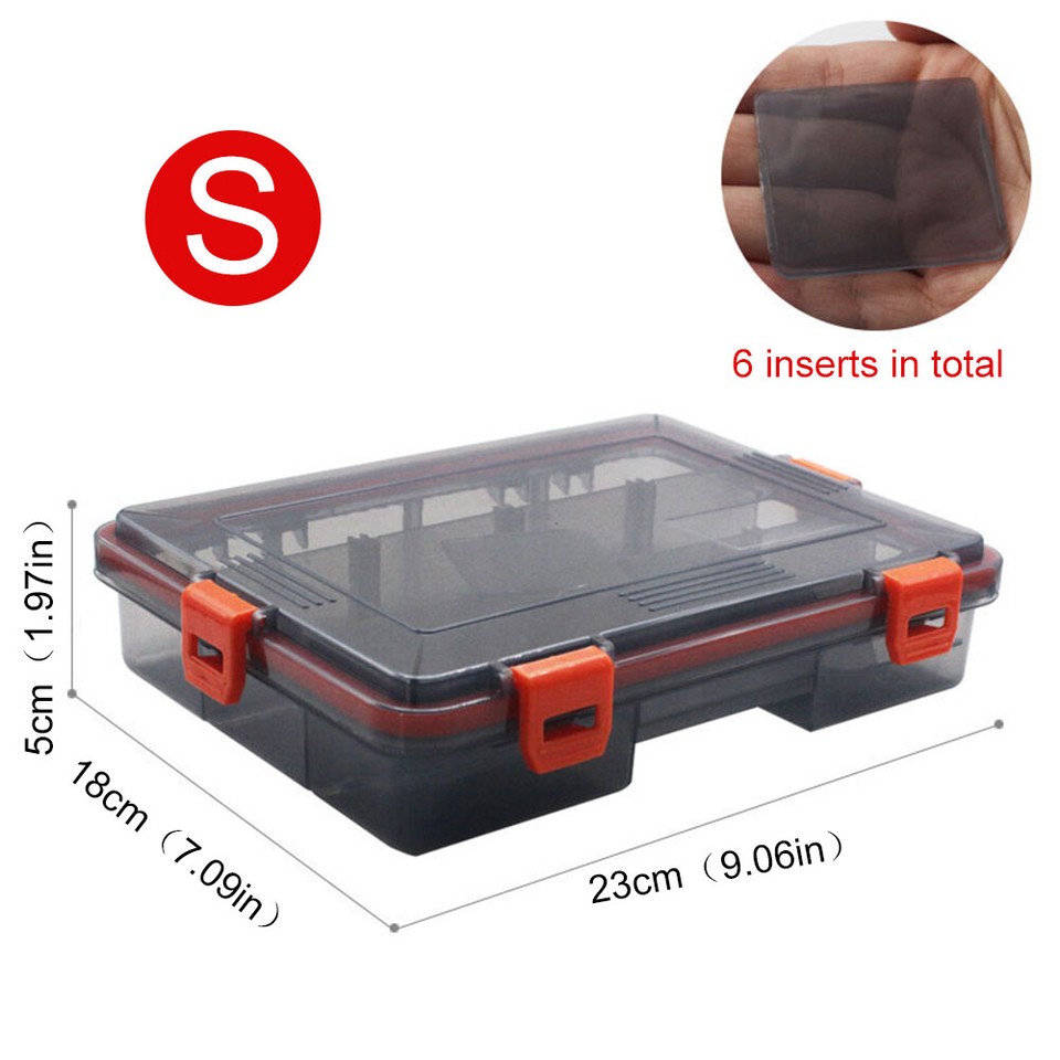Waterproof Fishing Box Multi-function Fishing Lure Box Compartments ...