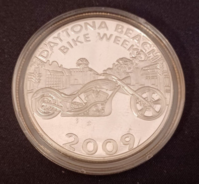2009 Daytona Beach Bike Week 1 oz Fine Silver Round 999 Coin | eBay