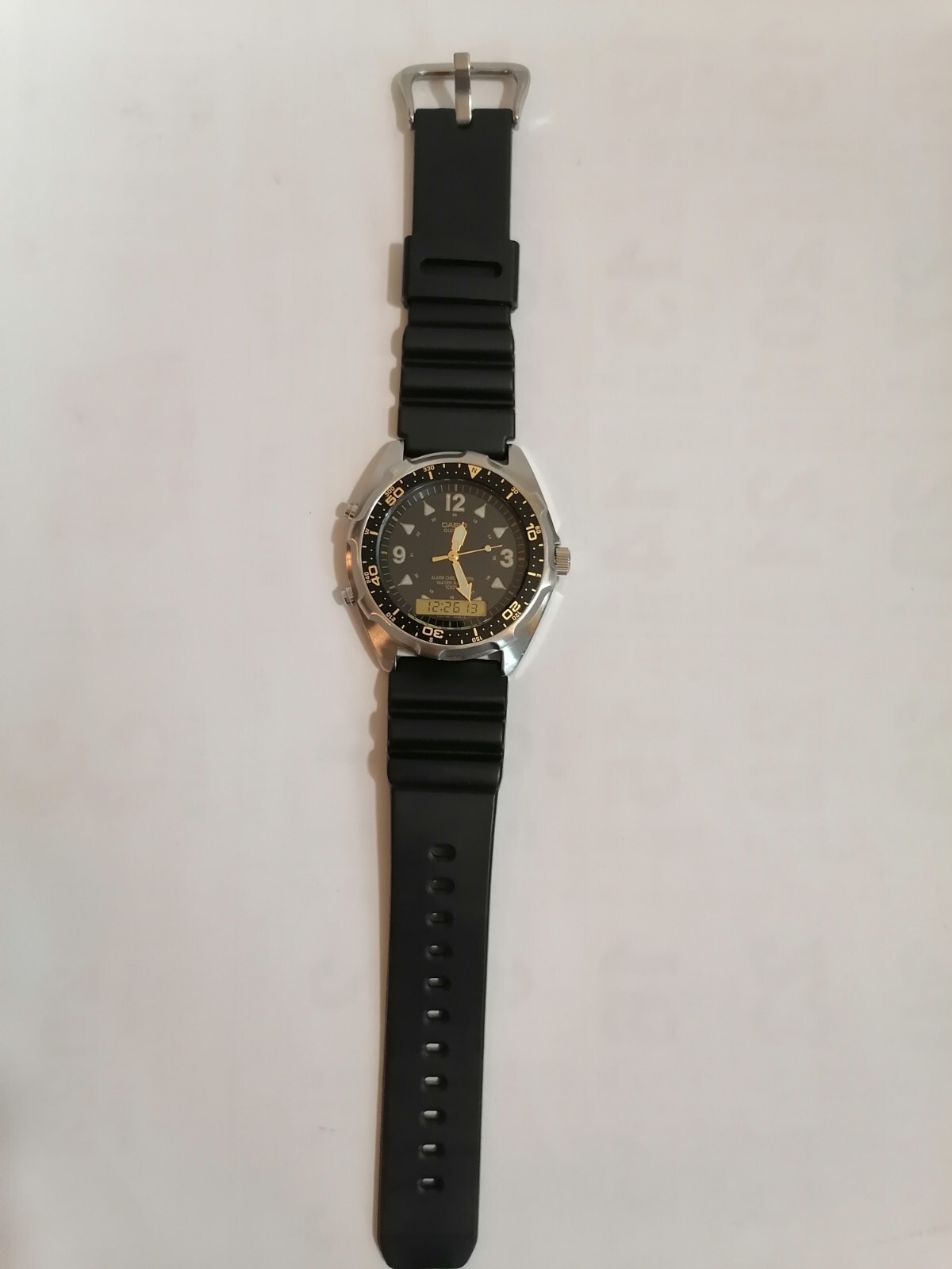 Casio Alarm Chronograph 100m Watch AMW 320d 1374 as Is for sale online ...